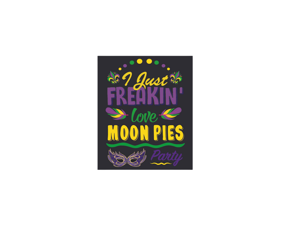 Mardi Gras Love MoonPies Magnet – MoonPie General Stores