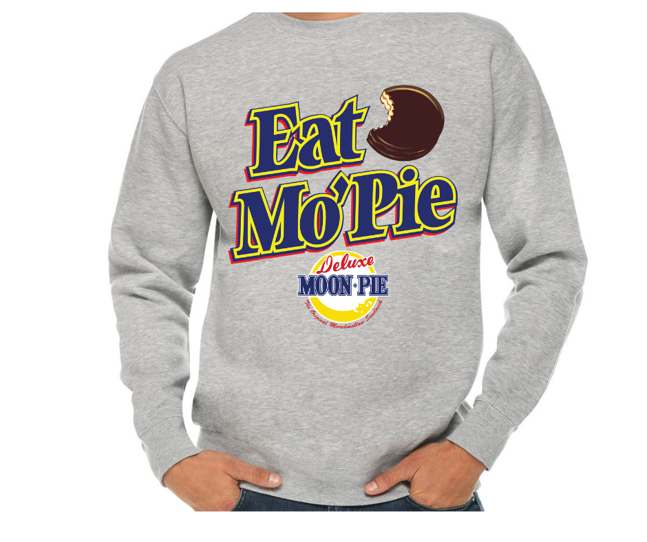 Eat Mo Pie Sweatshirt - Heather Gray – MoonPie General Stores