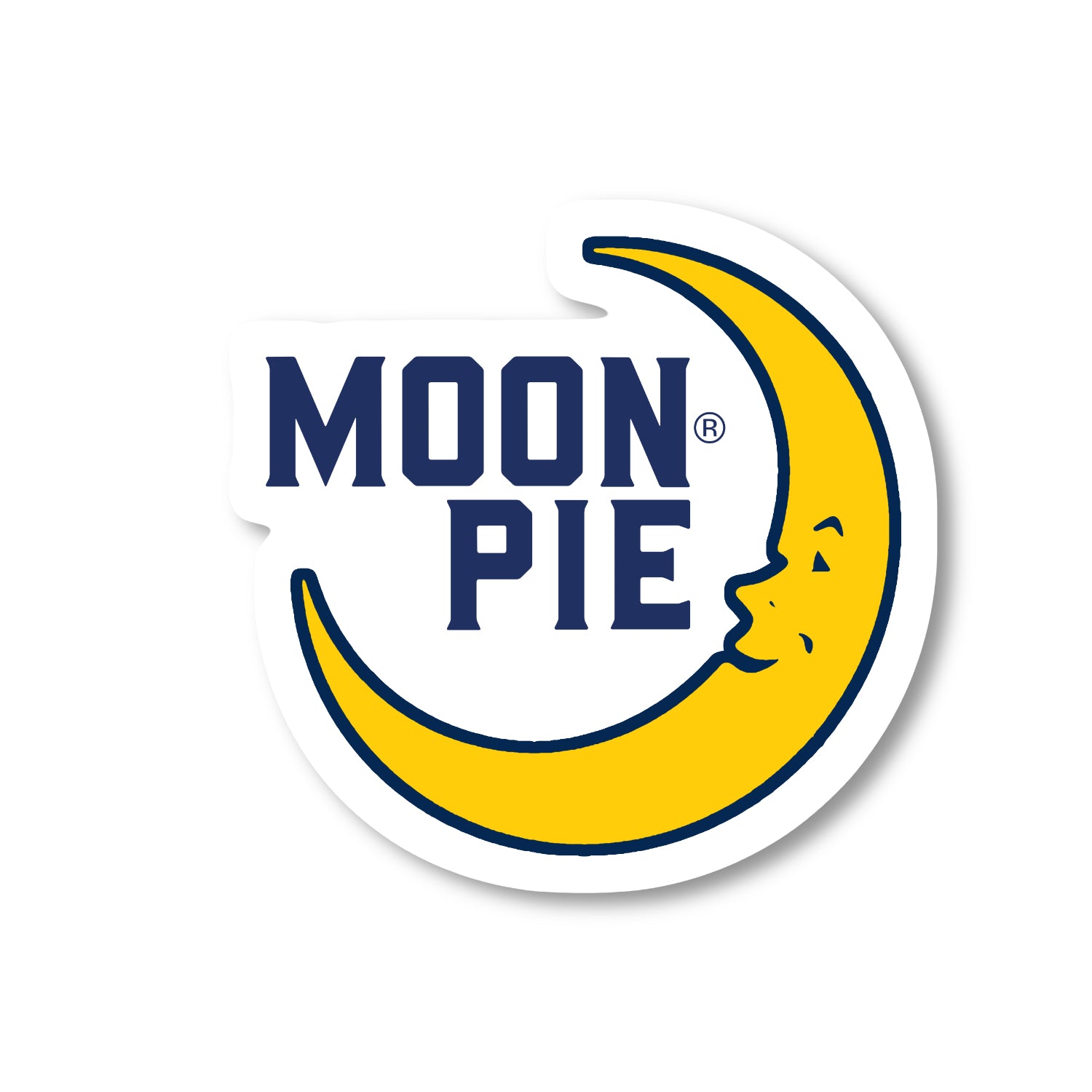 MoonPie Crescent Moon Sticker – MoonPie General Stores