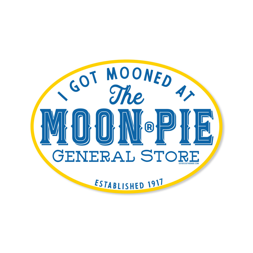 I Got Mooned Sticker – MoonPie General Stores